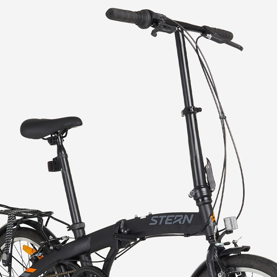 Велосипед складной Stern Compact 2.0 20", 2023 черный цвет — купить за ...