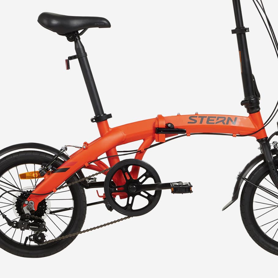 Велосипед складной Stern Compact 16", 2023 оранжевый цвет — купить за ...
