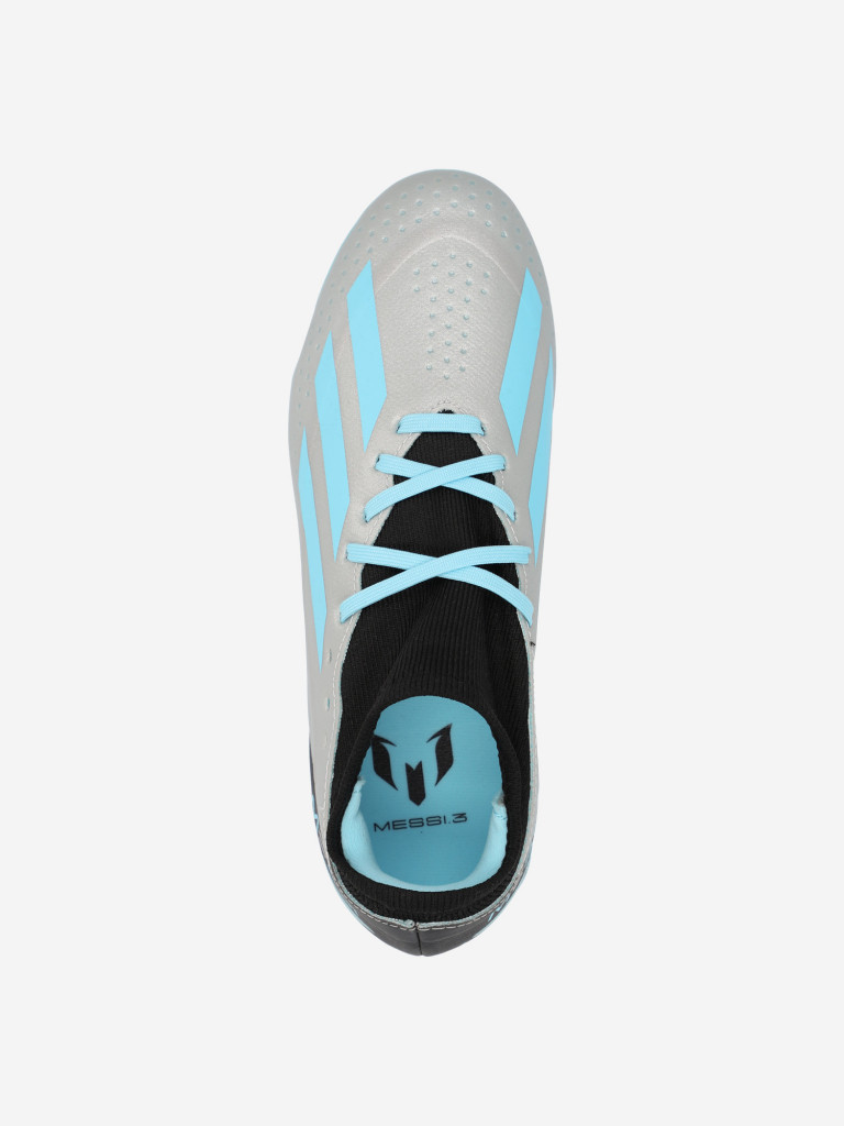Бутсы для мальчиков adidas X Crazyfast Messi.3 Fg J арт. IE4077 серый ...