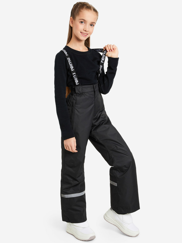 Брюки утепленные для девочек Reima Tuokio арт. 5100156A черный цвет ...