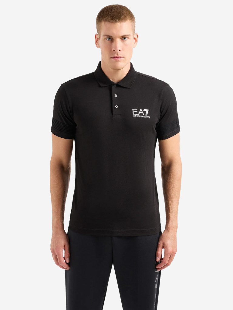 Поло мужское EA7 Polo Shirt Черный цвет — купить за 14050 руб., отзывы в интернет-магазине ...
