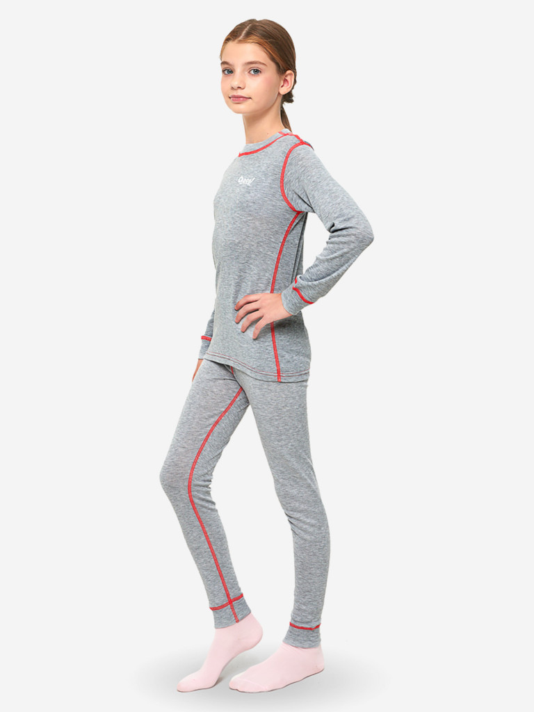 Комплект термобелья для девочки Oldos СВ.СЕРЫЙ_КОРАЛЛОВЫЙ цвет — купить за 2999 руб. со скидкой ...