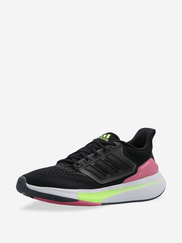 Кроссовки женские adidas EQ21 Run арт. H68076 черный/розовый/белый цвет ...