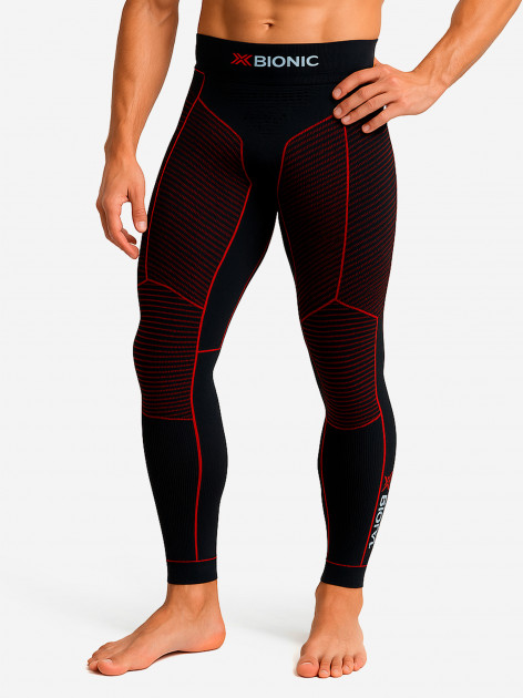 Термоштаны X-BIONIC MOTO ENERGIZER 4.0 PANTS черный/красный цвет ...