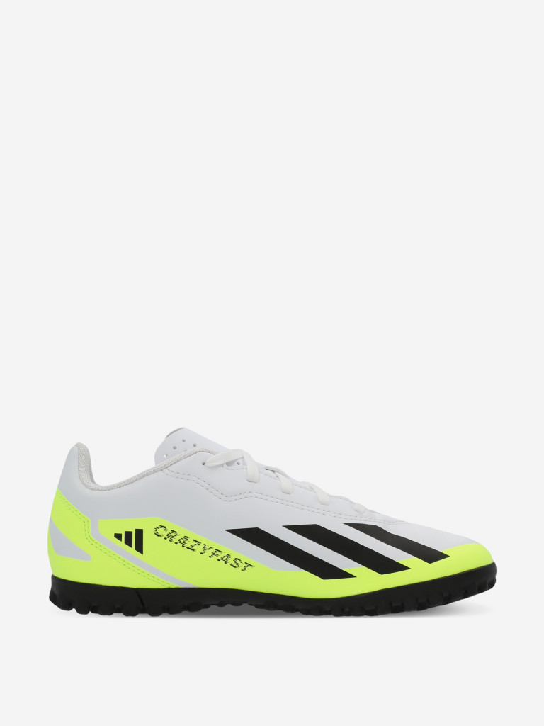Бутсы для мальчиков adidas X Crazyfast.4 TF J арт. IE4066 белый/черный ...