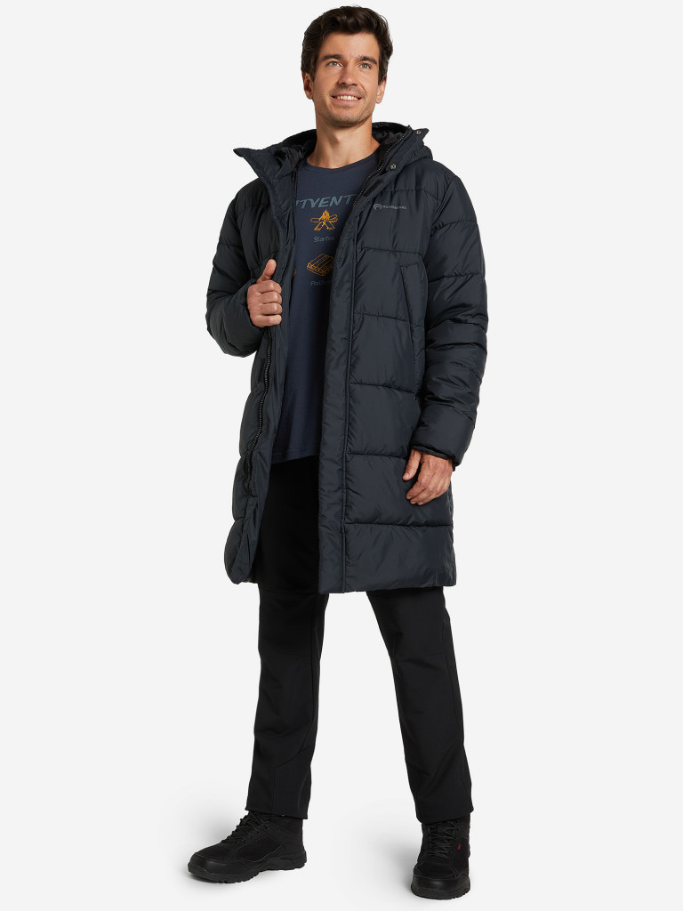 Пальто утепленное мужское Outventure арт. 124163 черный цвет — купить ...