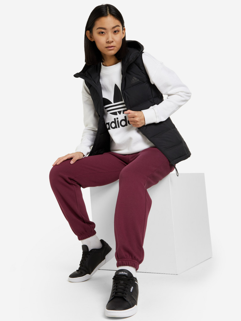 Жилет пуховый женский adidas арт. BQ1943 черный цвет — купить за 2999 ...