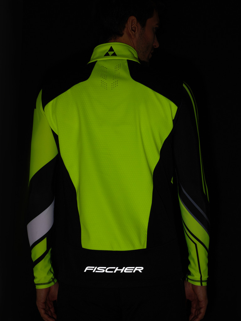 Жилет мужской Fischer Softshell Warm арт. GR8119 черный/желтый цвет ...