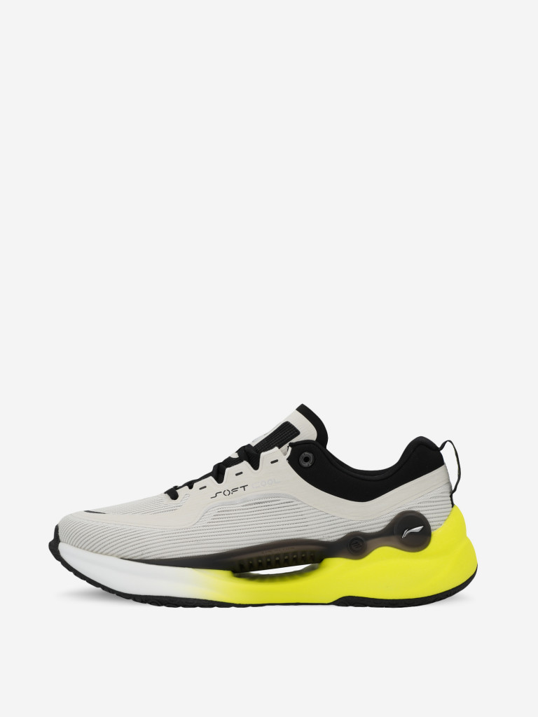 Кроссовки мужские Li-Ning Soft Cool арт. AGLU025-4F серый/черный/желтый ...