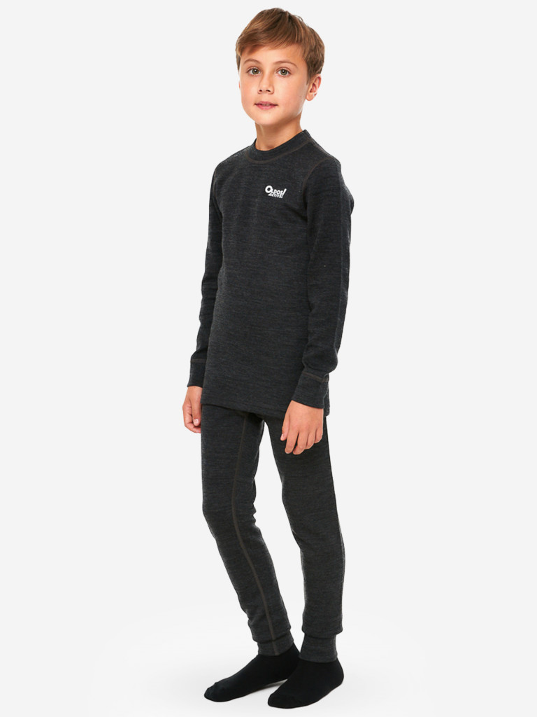 Комплект термобелья для мальчика Oldos Т.СЕРЫЙ МЕЛАНЖ_АНТРАЦИТОВЫЙ цвет — купить за 3499 руб. со ...