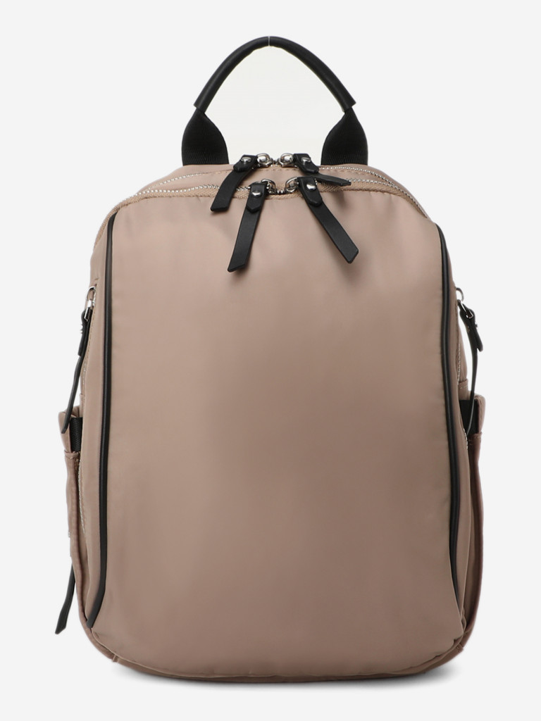 Женский рюкзак Tendance текстиль натуральная кожа темно бежевый цвет — купить за 4410 руб со