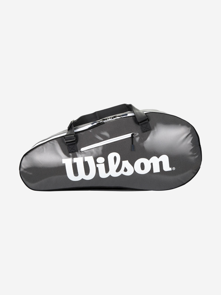 Сумка для 9 ракеток Wilson SUPER TOUR 2 COMP арт. WRZ843909 серый цвет ...