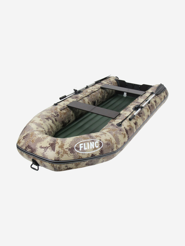 Надувная лодка FLINC FT320A, камуфляж-пиксель Камуфляж-пиксель цвет — купить за 42500 руб. со ...