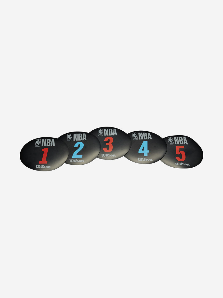 Маркеры Wilson NBA DRV Training Markers арт. WTBA9001NBA черный цвет ...