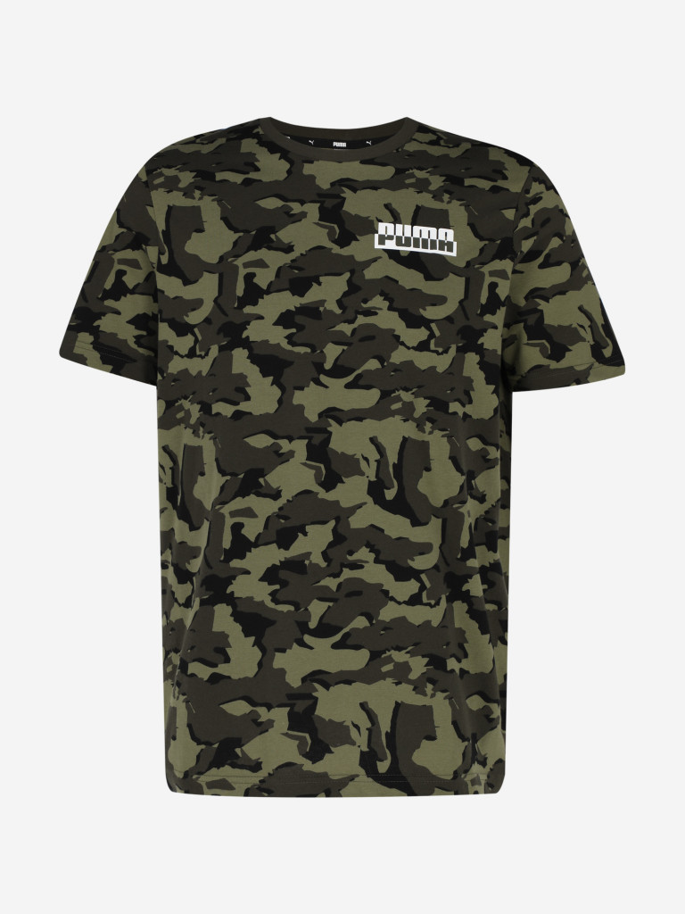 Футболка мужская PUMA Core Camo арт. 531500 зеленый цвет — купить за ...