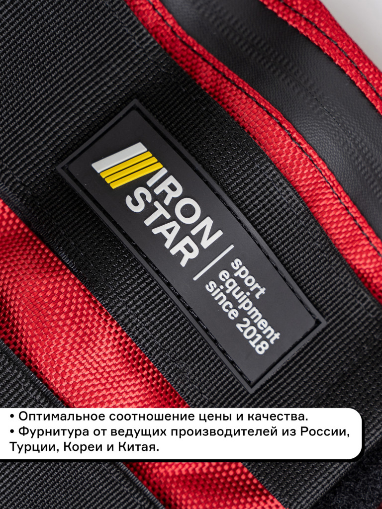 Утяжелители для рук и ног IRON STAR (2х6) Красный цвет — купить за 7725 руб., отзывы в интернет ...