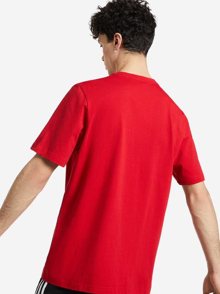 Футболка мужская adidas Essentials арт. GK9124 красный/белый цвет ...