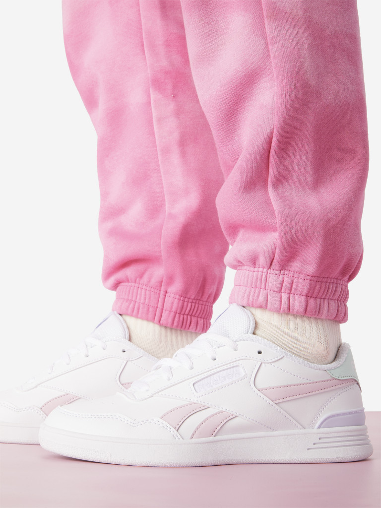 Кеды женские Reebok Court Advance Clip арт. H03556 белый/розовый цвет ...