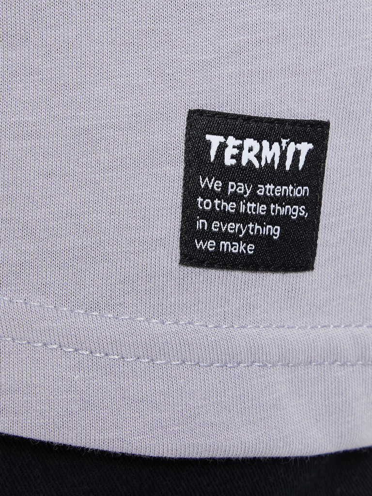 Футболка мужская Termit арт. 124715 серый цвет — купить за 299 руб. со скидкой 70 %, отзывы в ...