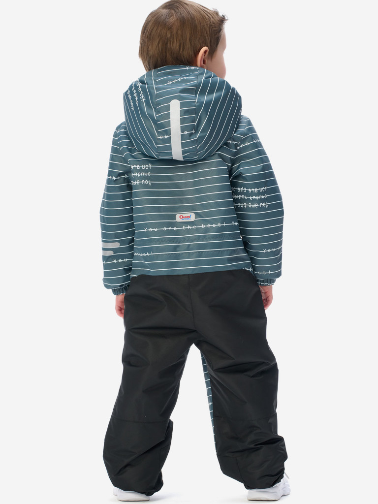 Комбинезон утепленный детский Oldos серо-зеленый цвет — купить за 8599 руб. со скидкой 16 % ...