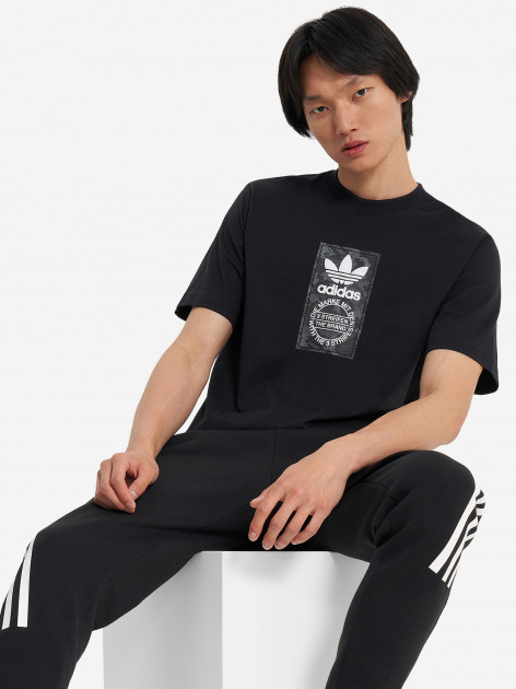 Футболка мужская adidas Camo арт. IZ2516 черный цвет — купить за 2349 ...