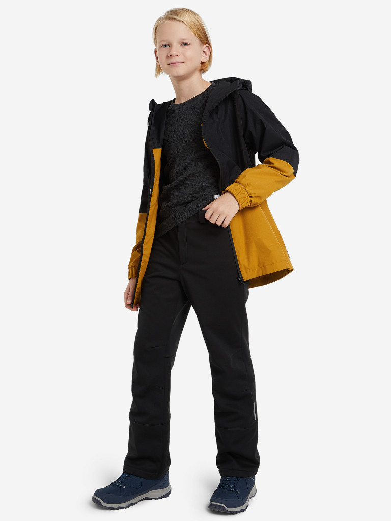 Брюки софтшелл для мальчиков Oldos! арт. AOSS23PT1T001 черный цвет — купить за 2159 руб. со ...