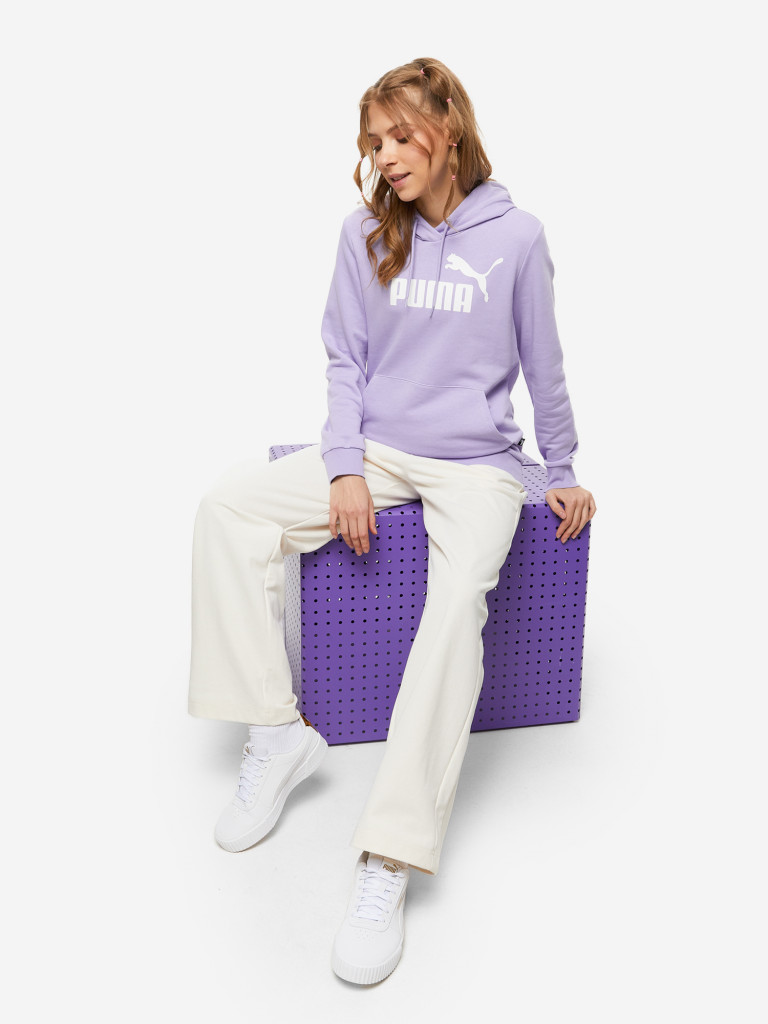 Худи женское PUMA ESS Logo арт. 586797 лавандовый цвет — купить за 1559 ...