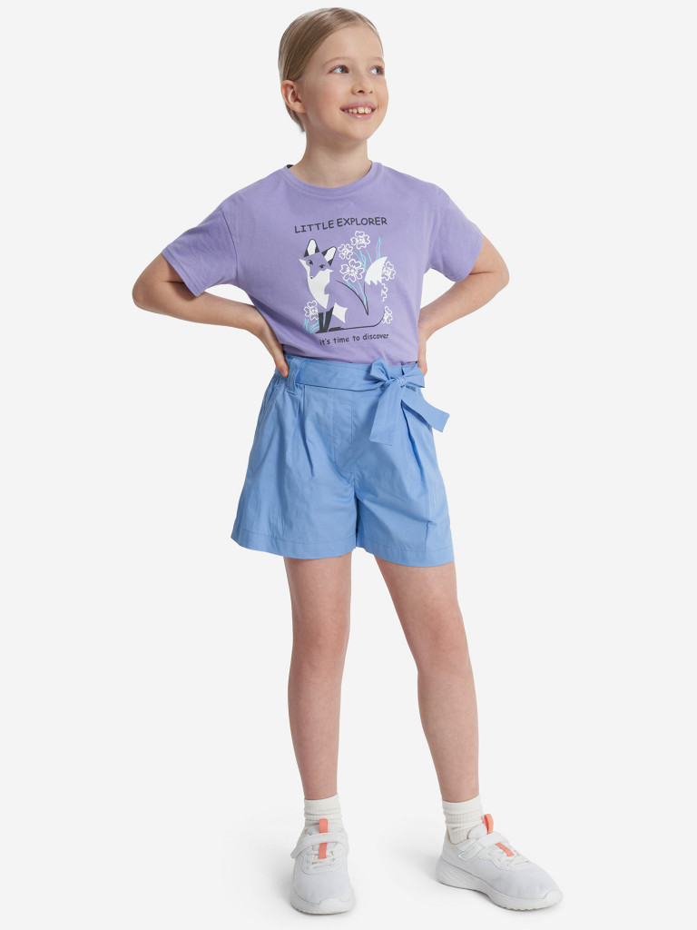 Шорты для девочек Termit арт. 128678 васильковый цвет — купить за 509 руб. со скидкой 70 % ...