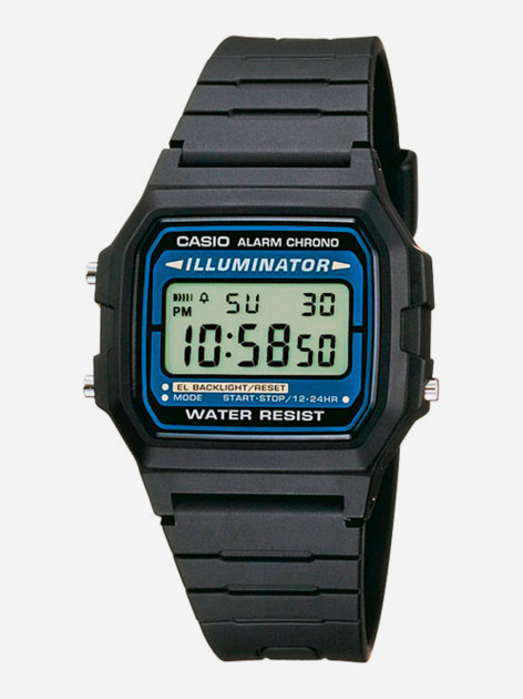 Наручные часы Casio F-105W-1A черный цвет — купить за 3140 руб. со ...