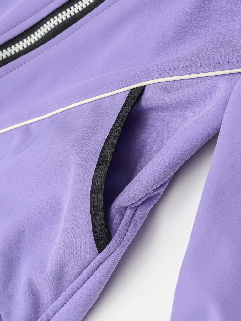 Ветровка Софтшелл SoftShell для девочки Artel фиолетовый цвет — купить за 3205 руб. со скидкой ...