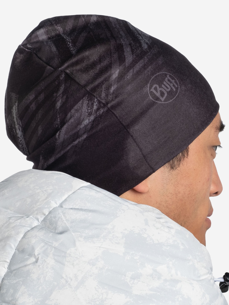 Шапка Buff Thermonet Hat Bardeen Black Серый цвет — купить за 990 руб. со скидкой 66 %, отзывы в ...