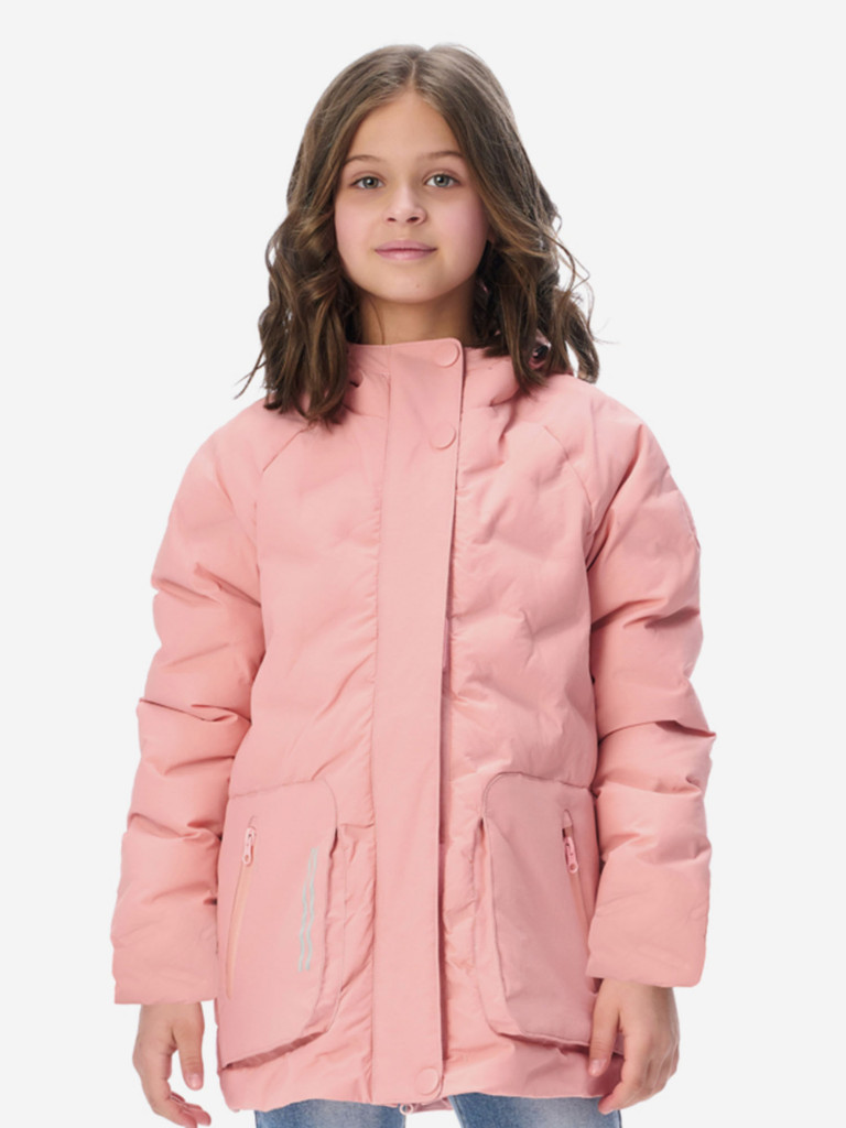 Куртка утепленная для девочки Oldos розовый цвет — купить за 8599 руб. со скидкой 16 %, отзывы в ...