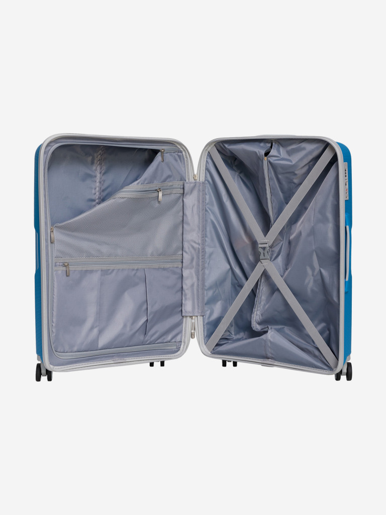 Чемодан Robinzon голубой цвет — купить за 9450 руб. со скидкой 50 %, отзывы в интернет-магазине ...