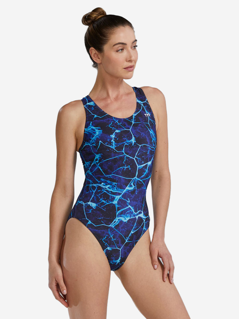 Купальник слитный TYR Synapse Maxfit Черный цвет — купить за 7999 руб., отзывы в интернет ...