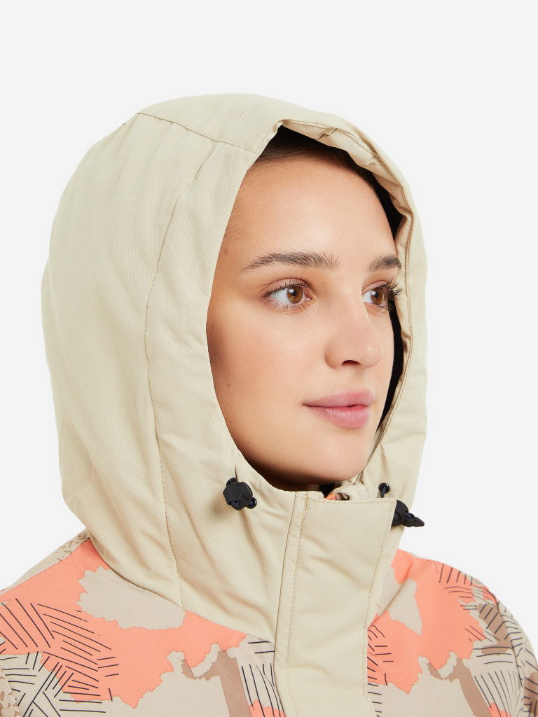 Куртка сноубордическая женская Termit арт. 124775 бежевый/оранжевый цвет — купить за 2579 руб ...