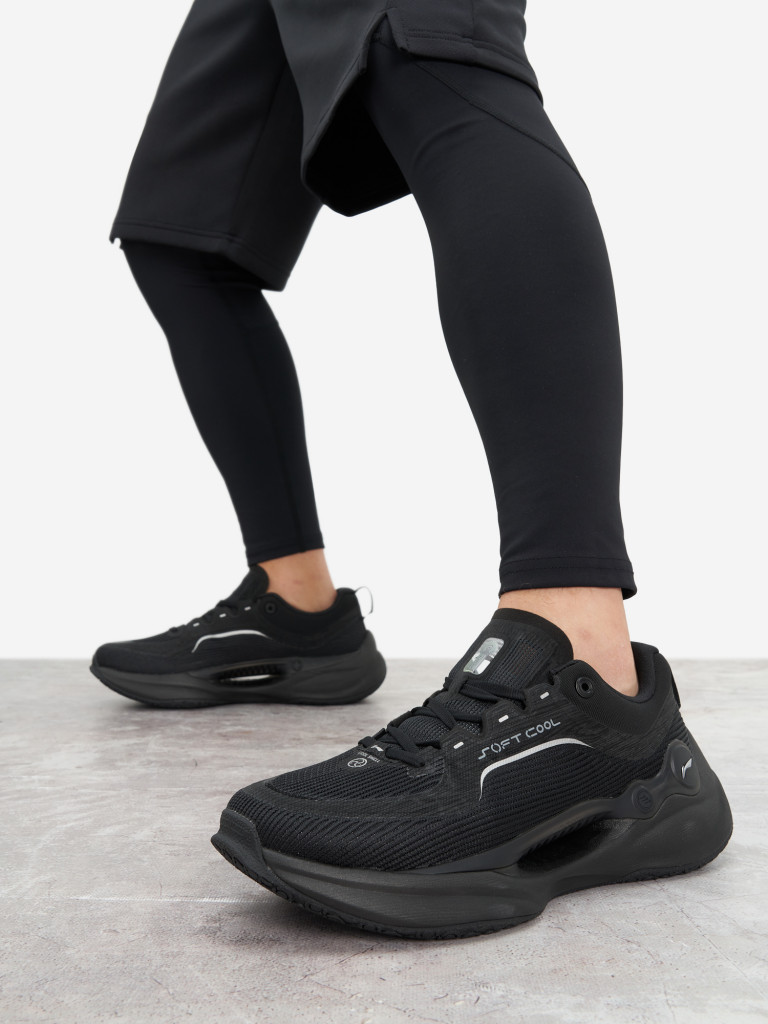 Кроссовки мужские Li-Ning Soft Cool арт. AGLU025-1F черный цвет ...