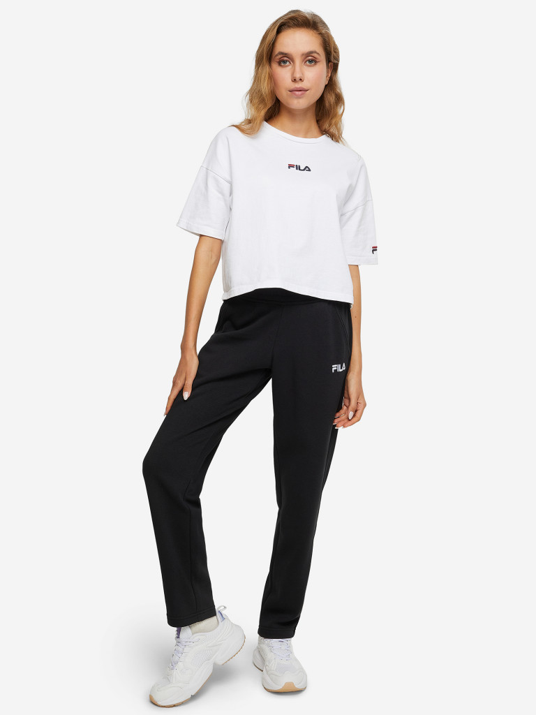 Брюки женские FILA арт. 123888 черный цвет — купить за 1109 руб. со скидкой 70 %, отзывы в ...