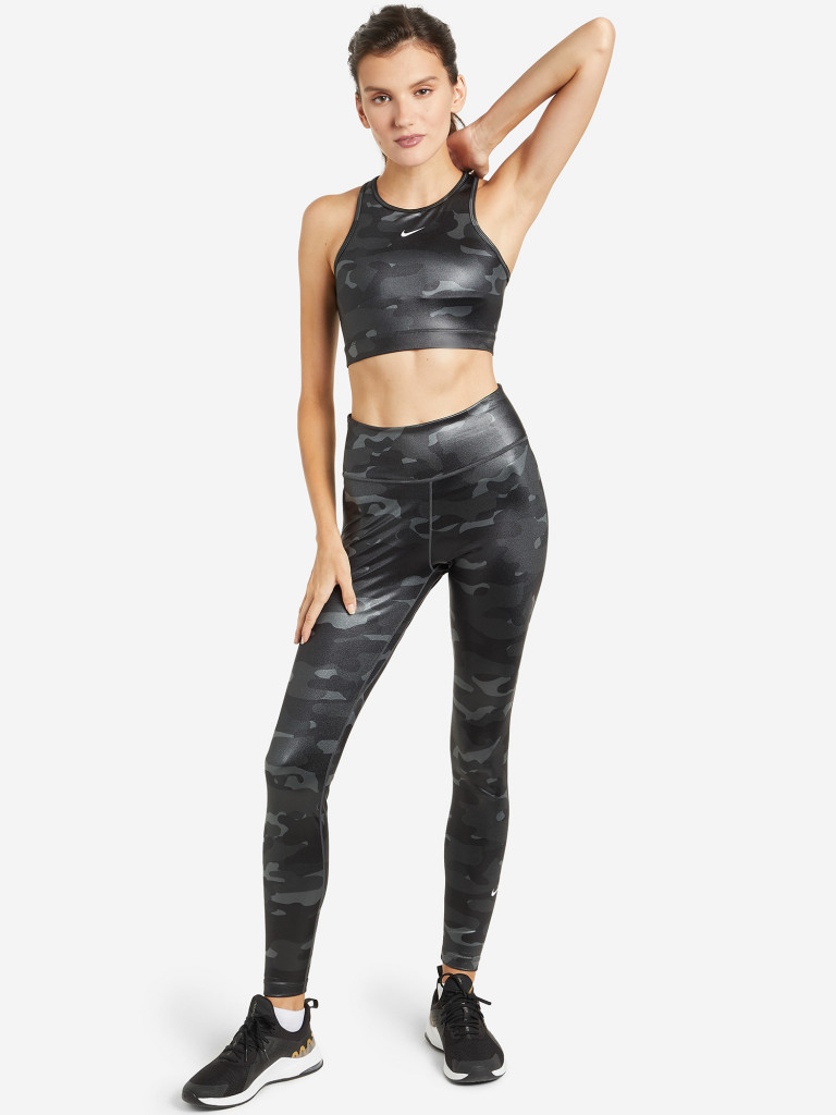 Топ бра спортивный Nike Dri-FIT Swoosh арт. DD1199 черный цвет — купить ...
