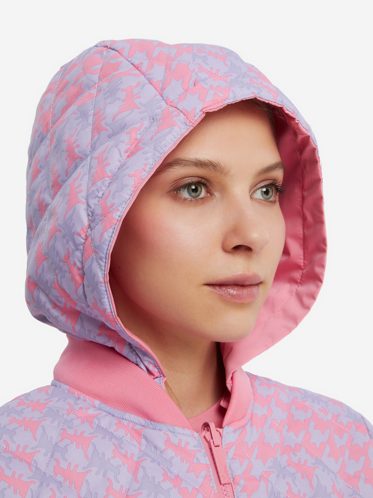 Куртка утепленная двусторонняя женская Termit арт. 128529 розовый/фиолетовый цвет — купить за ...