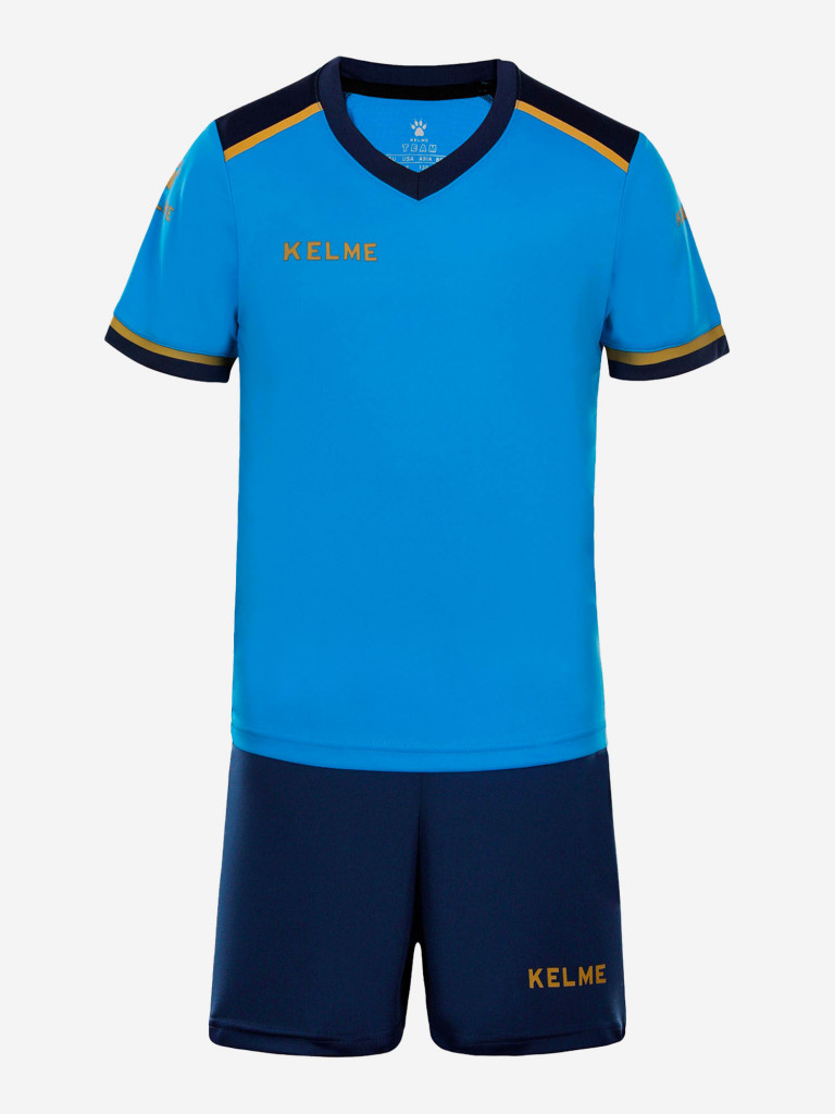 Kelme Комплект (футболка+шорты) SEGOVIA Голубой/темно-синий цвет — купить за 1364 руб. со ...