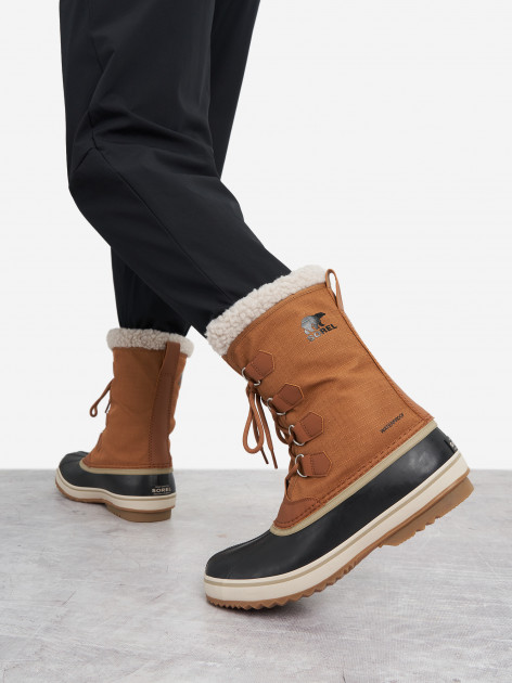 Ботинки утепленные мужские Sorel 1964 Pac Nylon Wp арт. 2114071 коричневый/черный цвет — купить ...