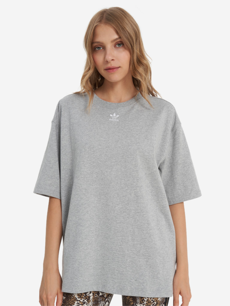 Футболка женская adidas арт. IA6466 серый цвет — купить за 2499 руб. со ...