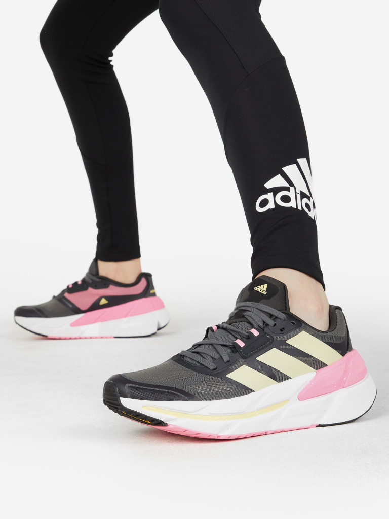 Кроссовки женские adidas Adistar CS арт. GY1699 серый/желтый/розовый ...