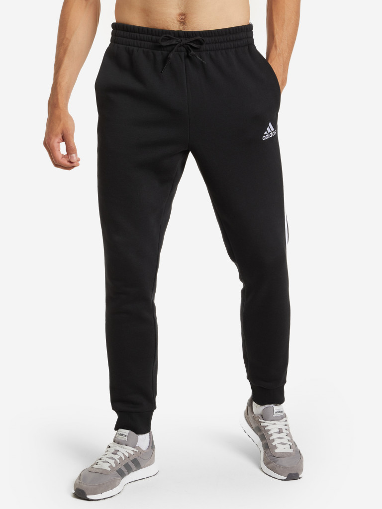 Брюки мужские adidas Essentials 3-Stripes арт. GK8821 черный цвет ...