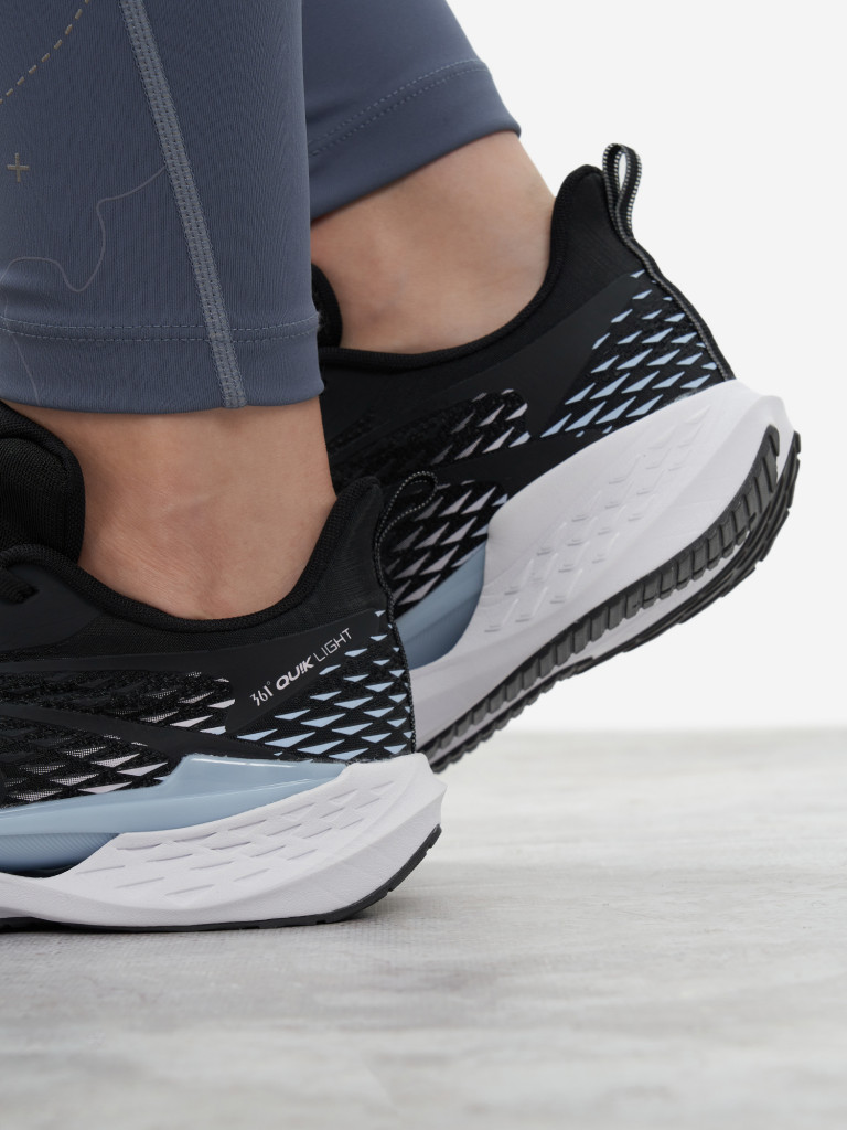 Кроссовки женские 361° Wind Hunter Ⅳ арт. W582422266-7W черный/белый ...