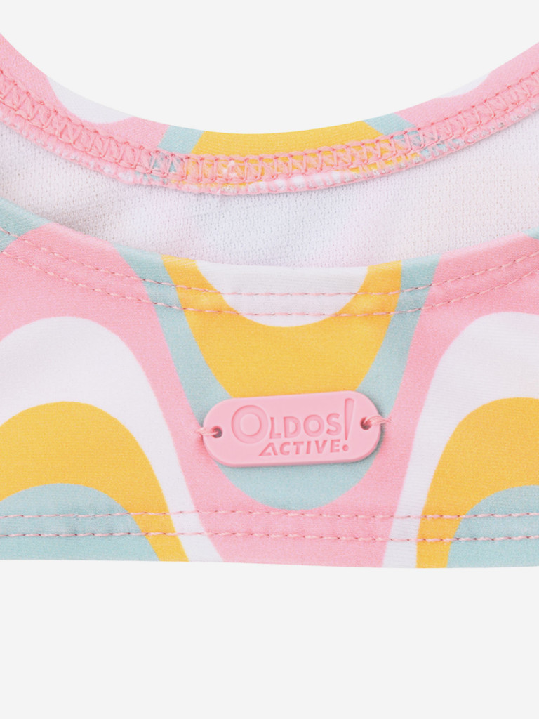 Костюм купальный детский Oldos розовый цвет — купить за 1599 руб. со скидкой 33 %, отзывы в ...