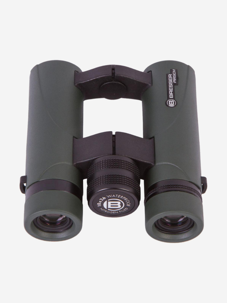 Бинокль Bresser Pirsch 10x26 темно-зеленый цвет — купить за 14490 руб ...