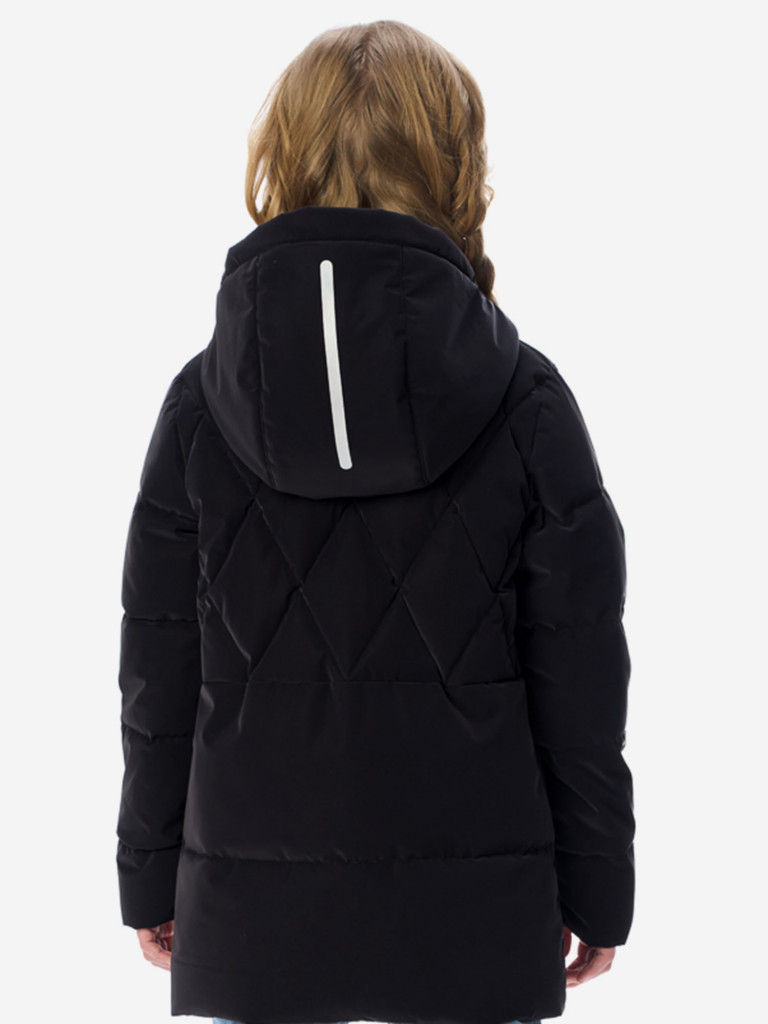 Куртка утепленная для девочки Oldos черный цвет — купить за 9599 руб. со скидкой 15 %, отзывы в ...