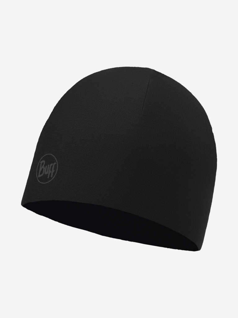Шапка Buff Microfiber Reversible Hat Solid Black Черный цвет — купить за 2490 руб., отзывы в ...