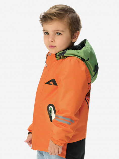 Куртка утепленная для мальчика Oldos апельсиновый цвет — купить за 7599 руб. со скидкой 16 % ...